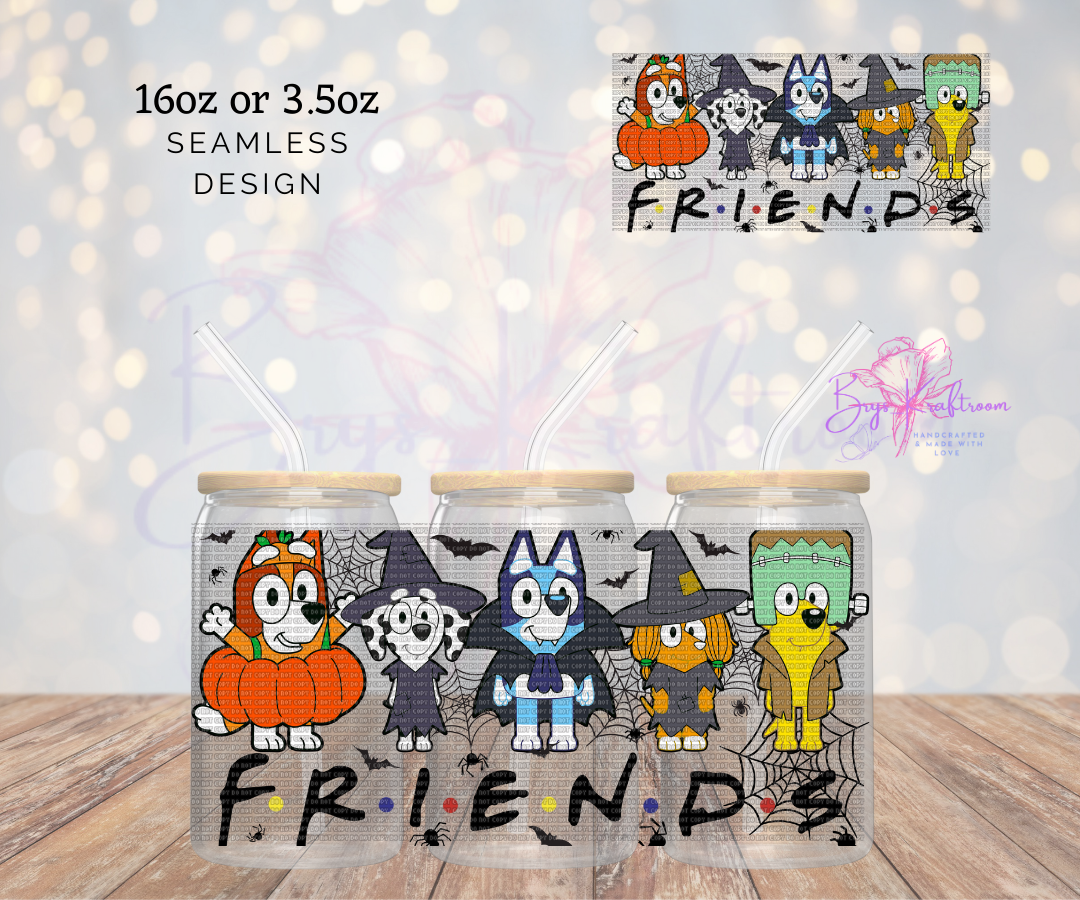 Costumes FRIENDS Bluey UV DTF Wraps – Brys Kraftroom